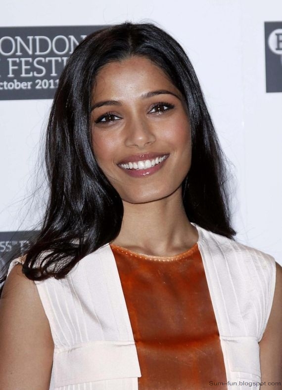 Ultimate Fun: Freida Pinto At The London Film Festival